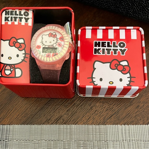 Hello Kitty | Accessories | Hello Kitty Pink Digital Watch | Poshmark